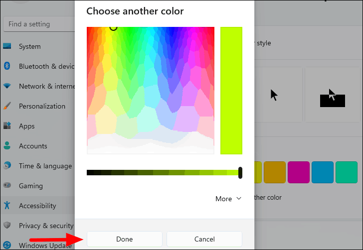 How To Change Mouse Pointer Cursor Color And Size In Windows 11