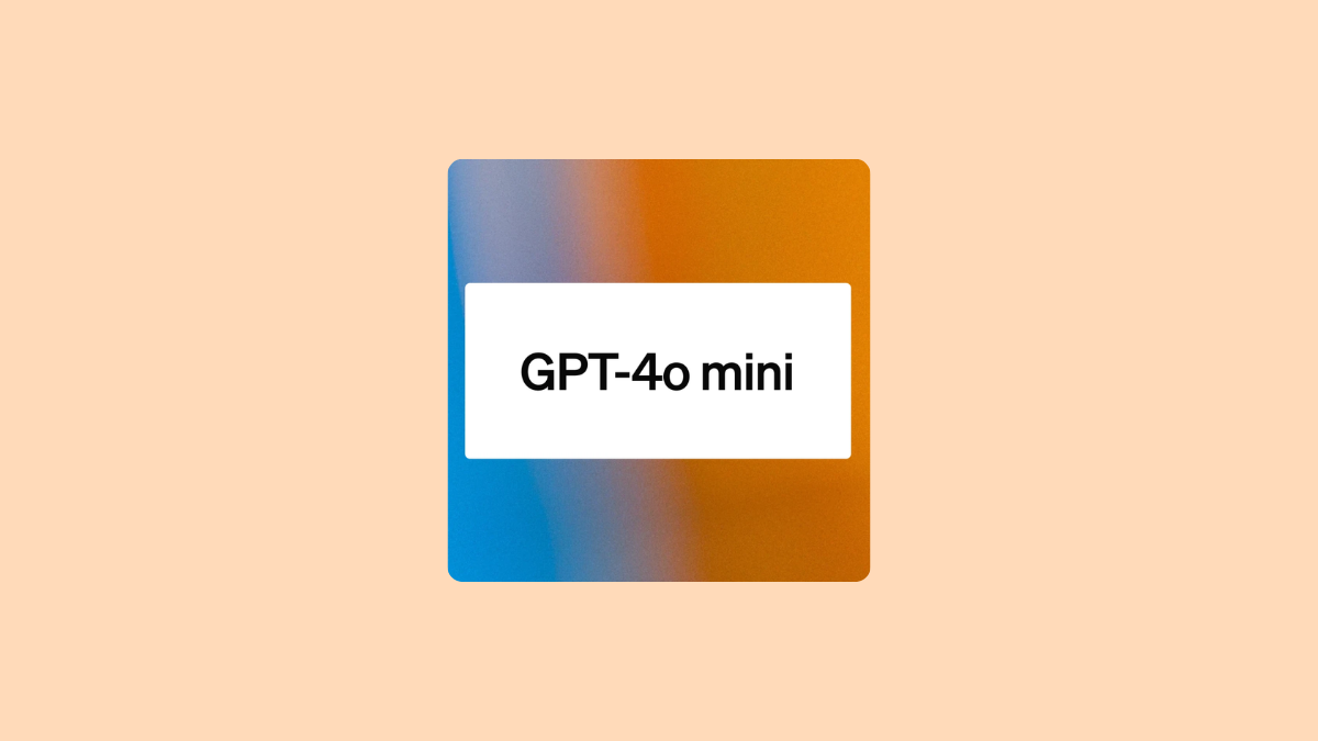 OpenAI unveils GPT-4o Mini, it's cheapest small AI model yet OpenAI unveils GPT-4o Mini, it's cheapest small AI model yet