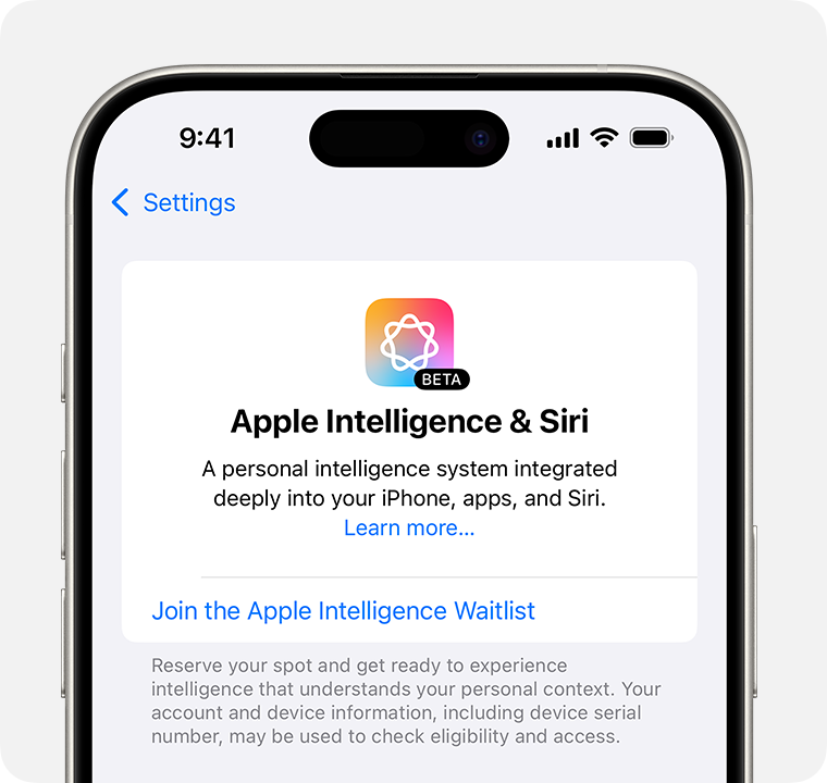 Apple Intelligence availability, supported devices, languages, and more Apple Intelligence availability, supported devices, languages, and more