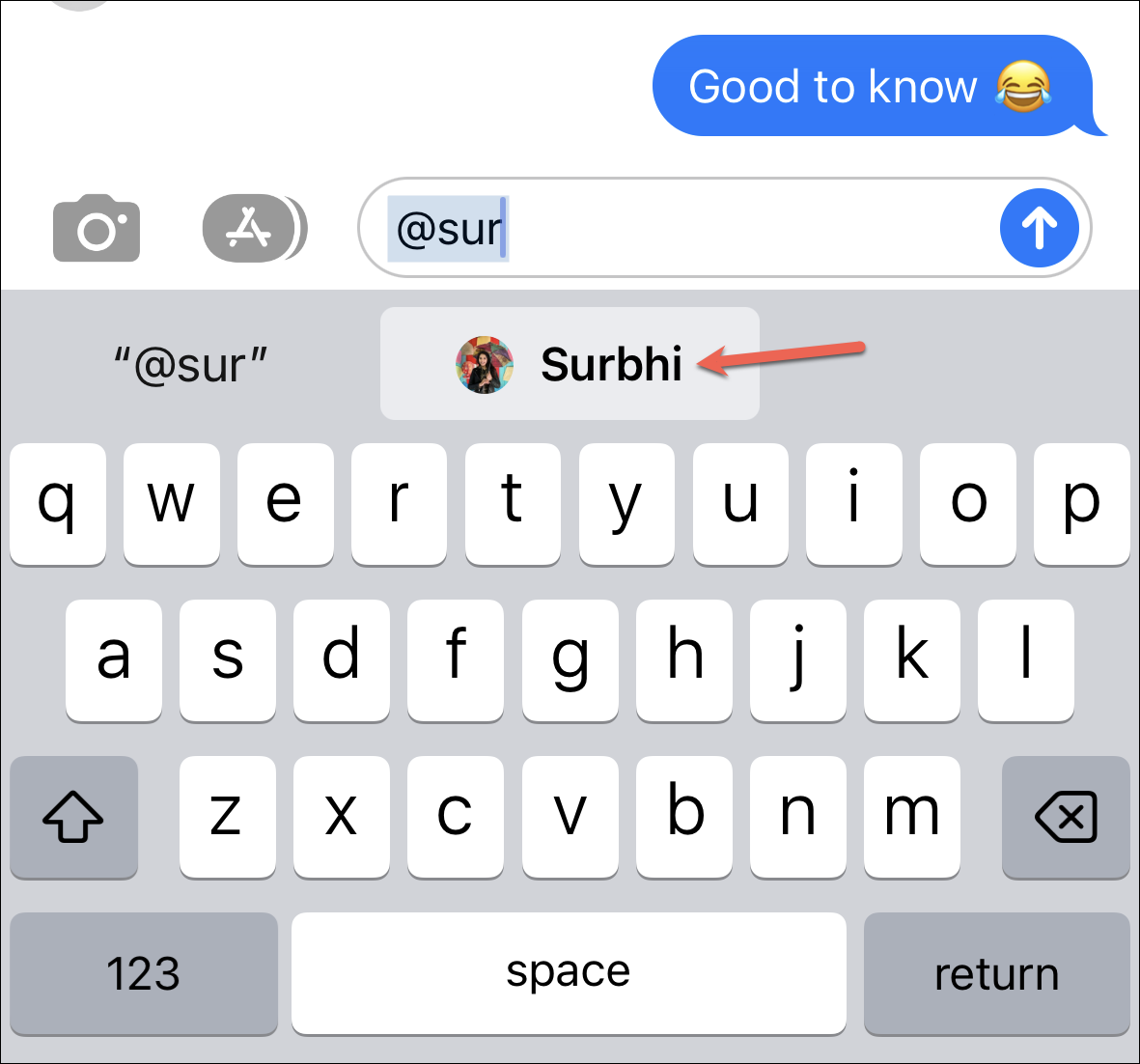 Why Does a Name Appear Blue in iMessage?