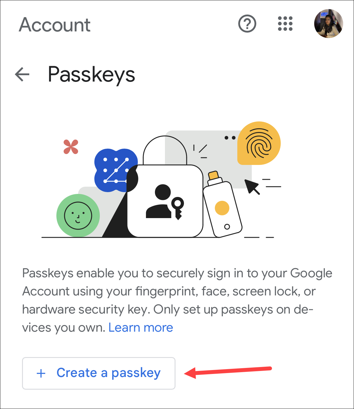 How to Create and Set up Google Passkeys