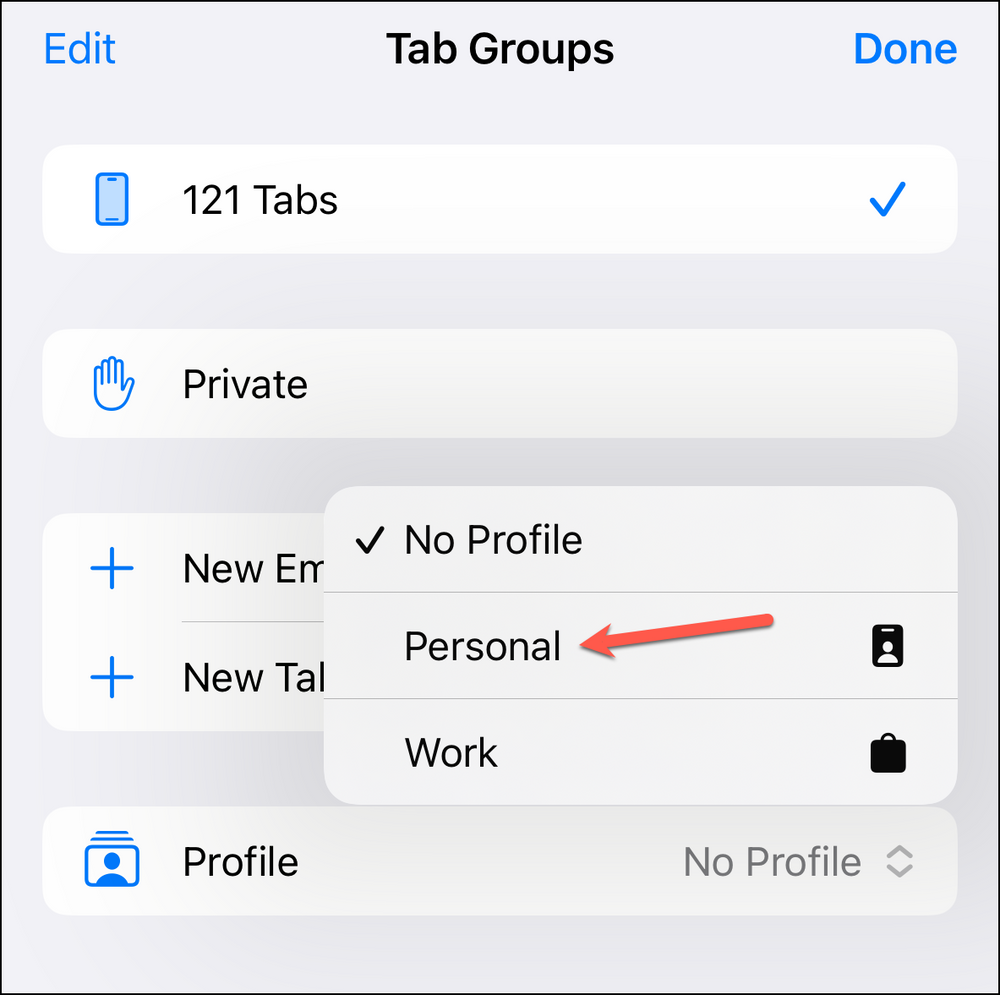 How to Create a Profile in Safari on iPhone and Mac