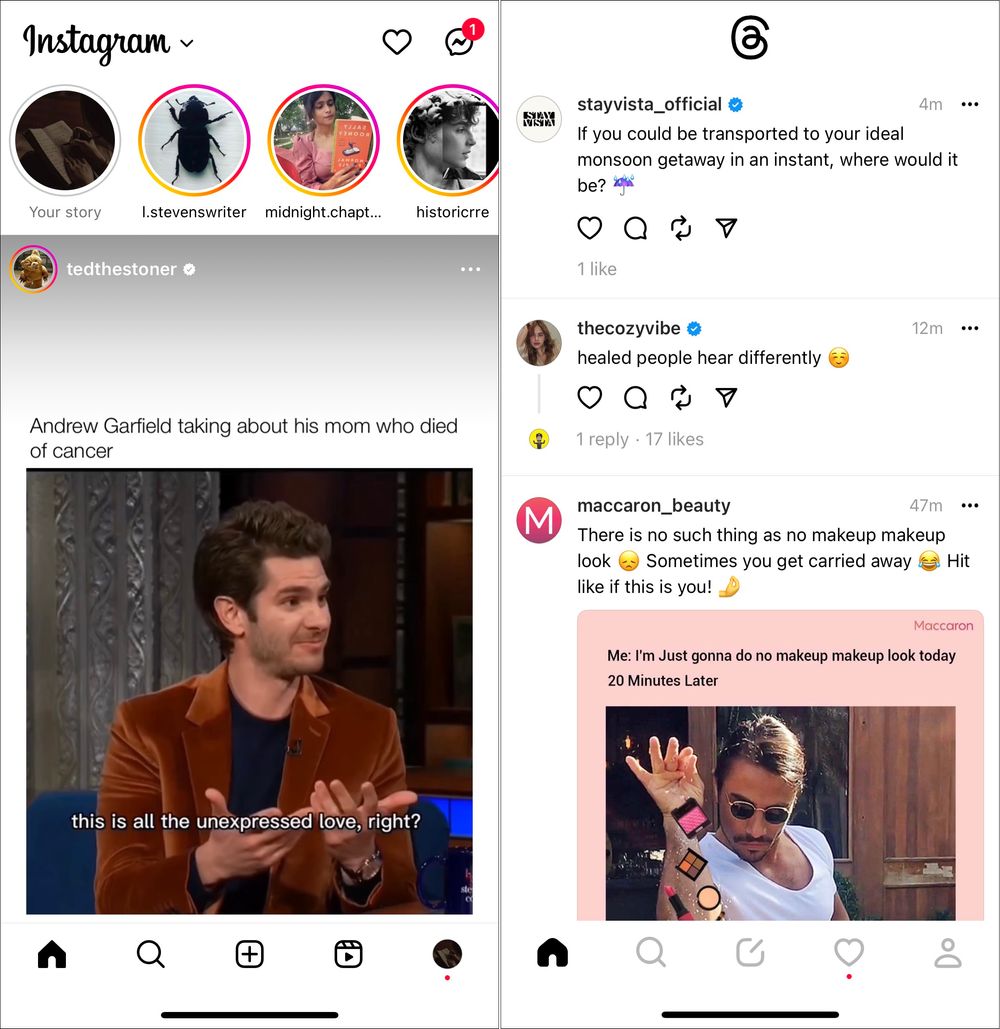 How is Threads Different from Instagram
