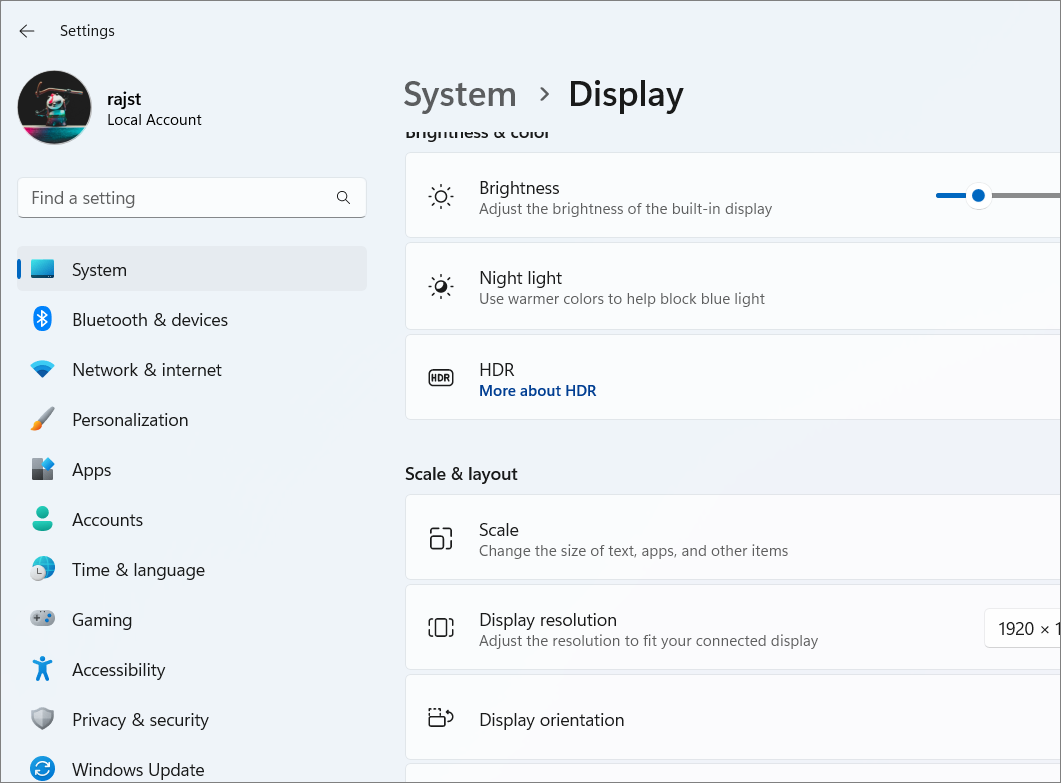How to Change Display Scaling in Windows 11
