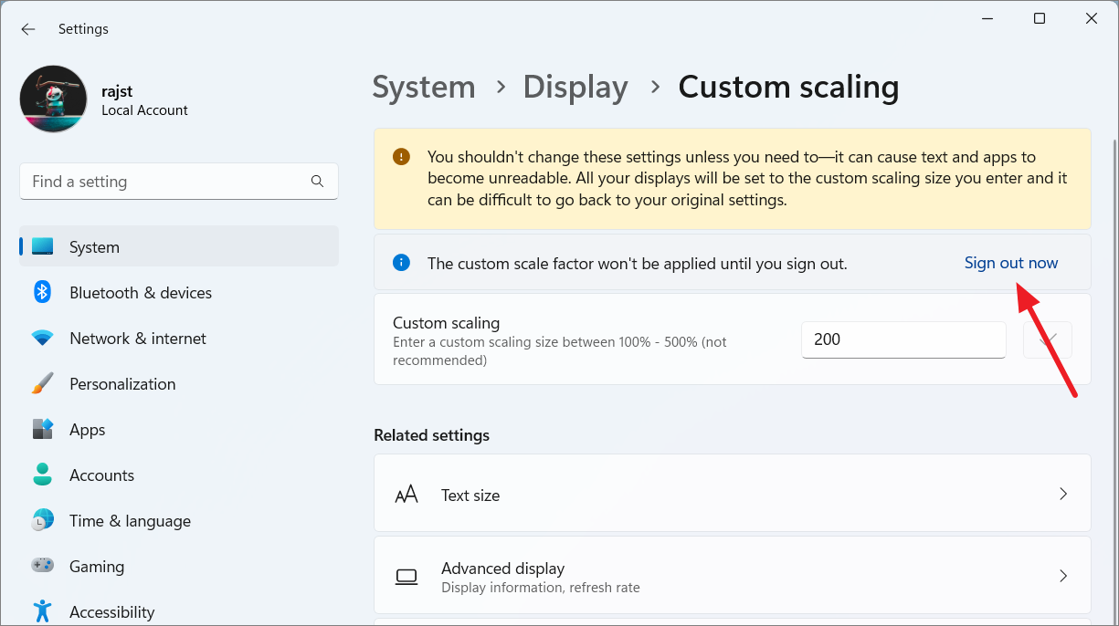 How to Change Display Scaling in Windows 11