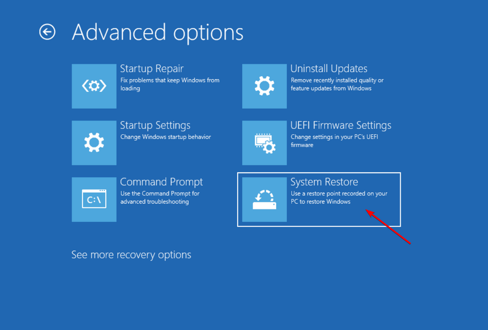 How to Perform a System Restore when Windows 11 Won't Boot