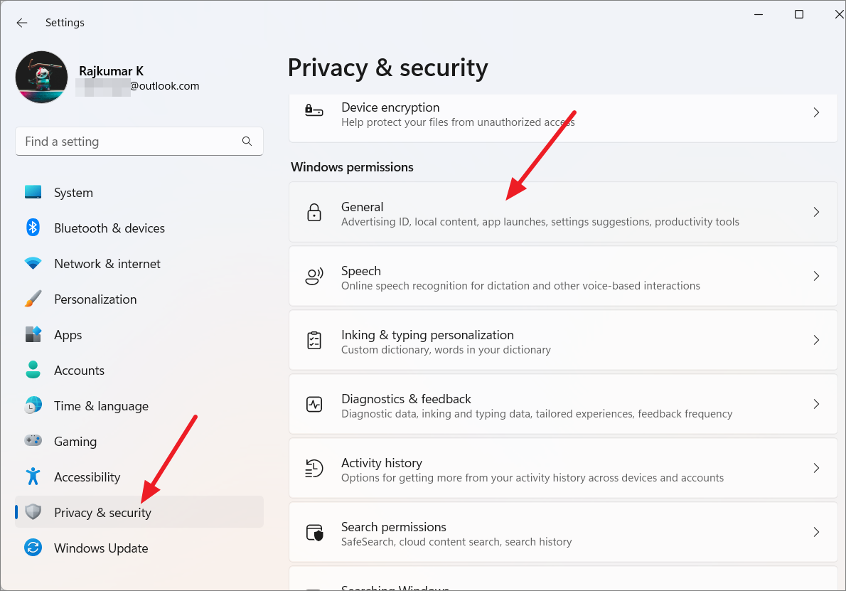 How to Customize Privacy Settings in Windows 11
