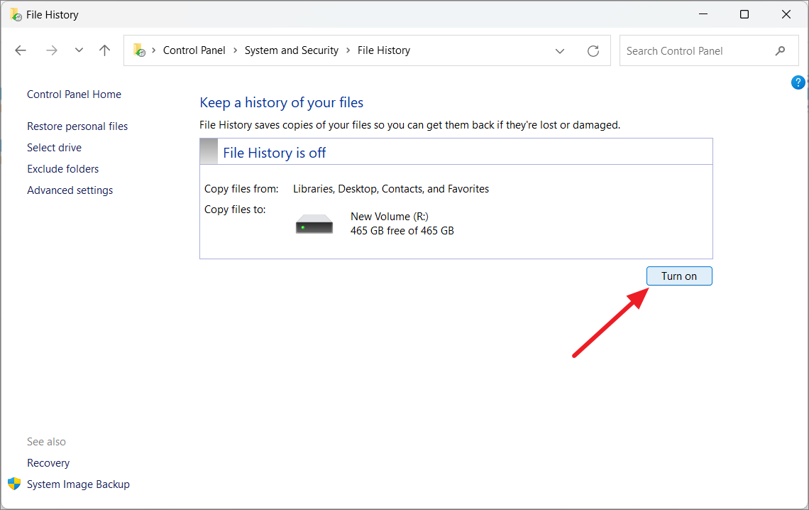 How to Set Up and Use File History Backup on Windows 11