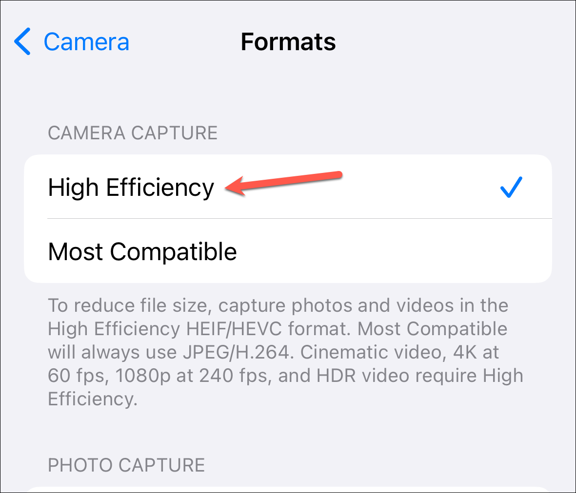 How to Enable 'HEIF Max' Format in iPhone 14 Pro Camera Settings