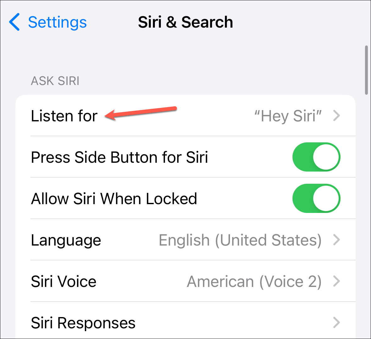 How to Enable "Siri" and "Hey Siri" Commands to Activate Siri in iOS 17 ...