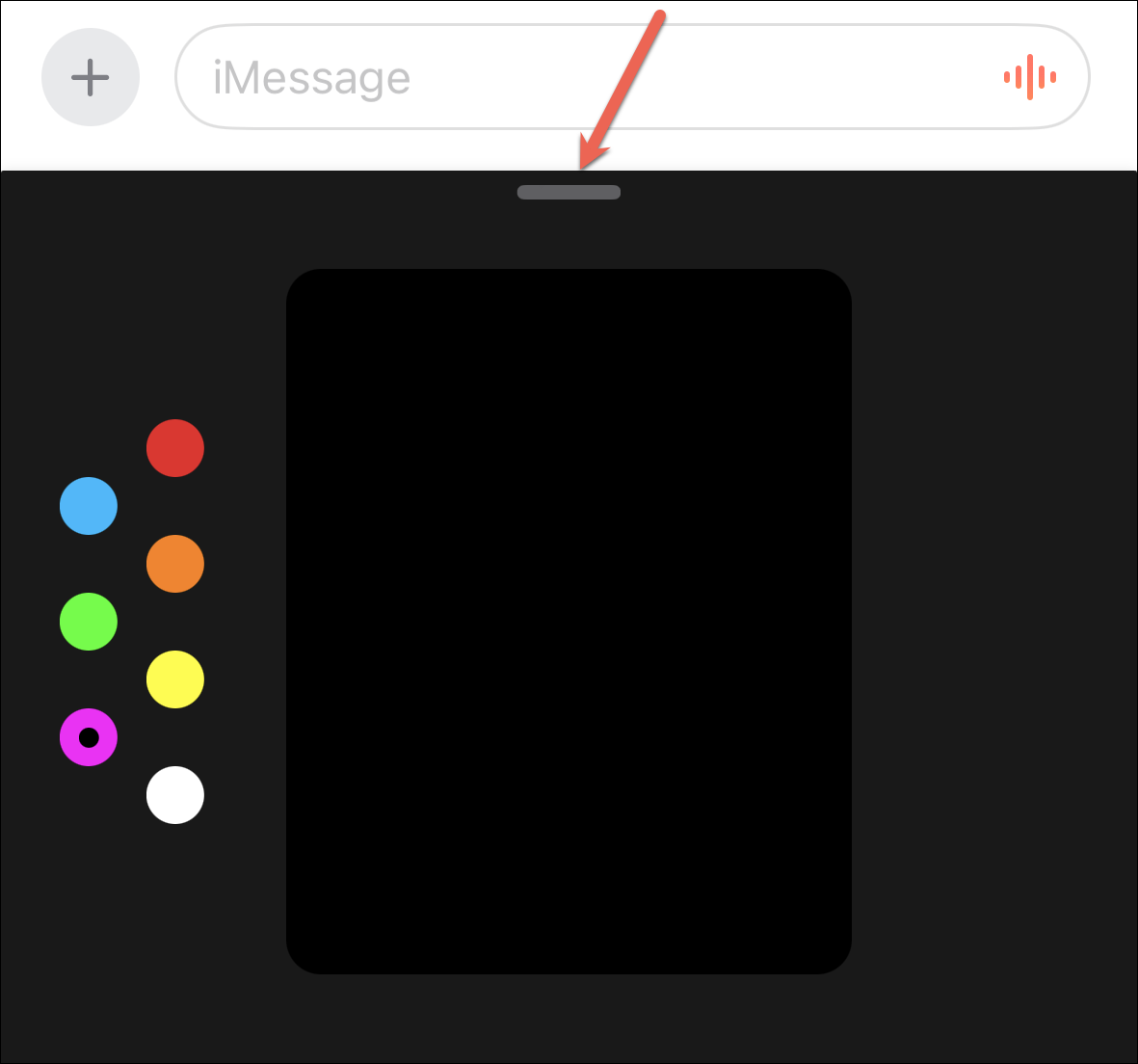 How to Draw in iMessage