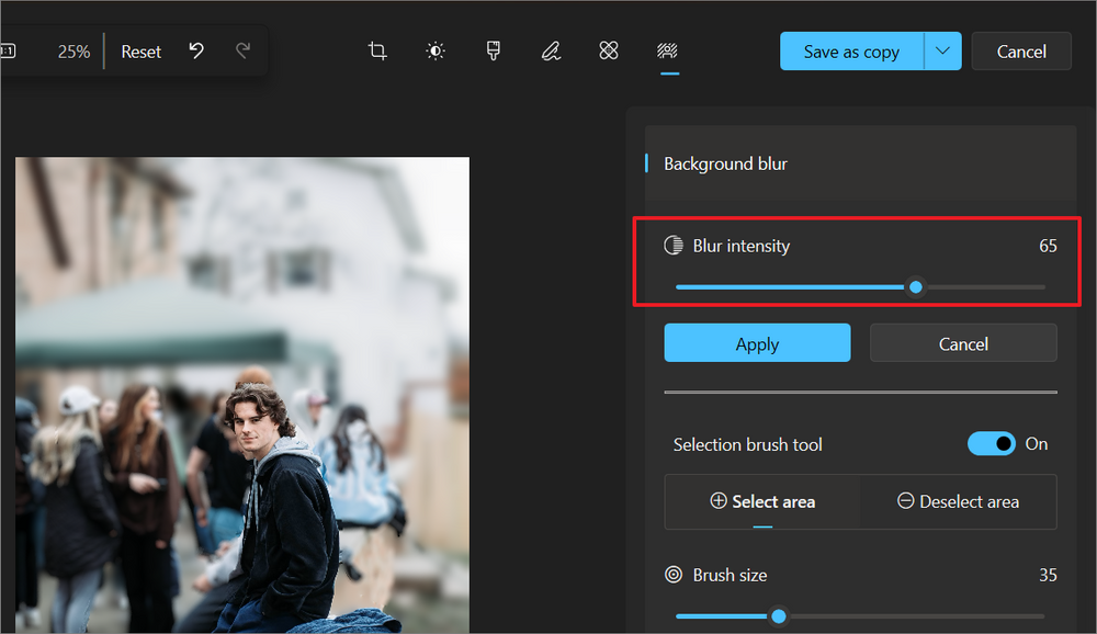 How to Blur Background of Any Photo Using Photos App on Windows 11