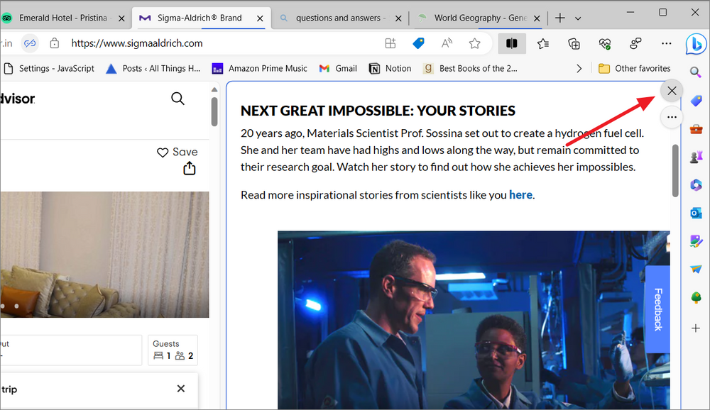 How to Split Screen in Microsoft Edge