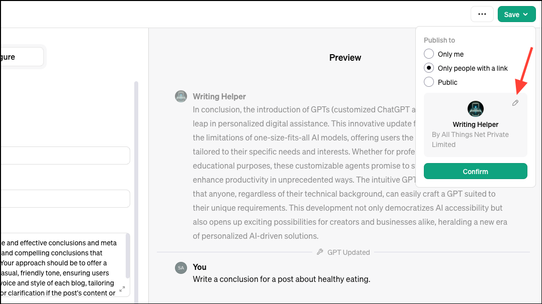 How to Create a GPT in ChatGPT
