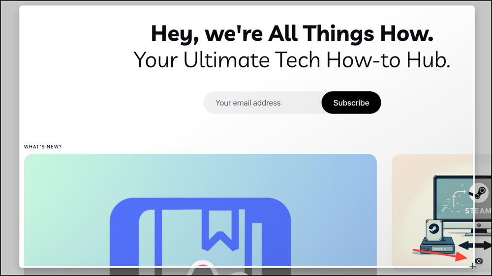 How to Take a Screenshot in Arc Browser
