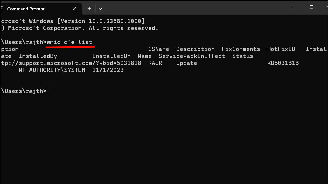 How to View Update History in Windows 11