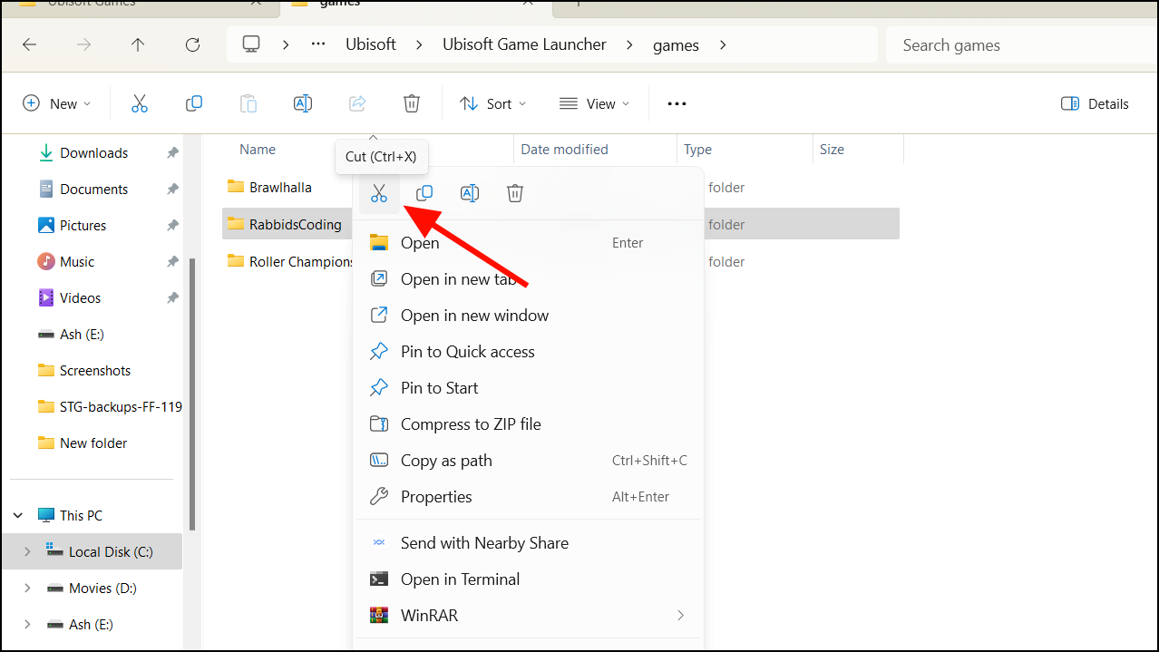 How to Move Games to Another Drive in Windows 11