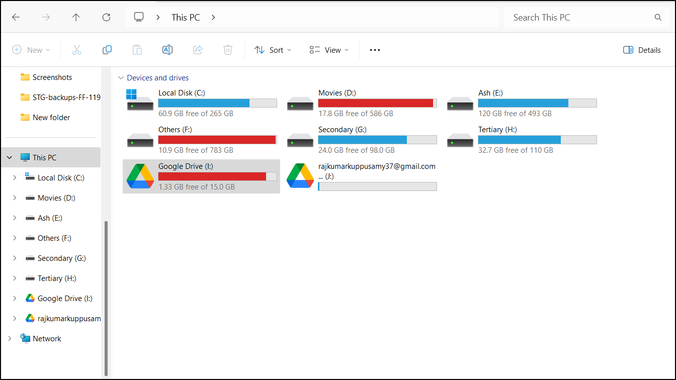 How to Add Google Drive to File Explorer in Windows 11