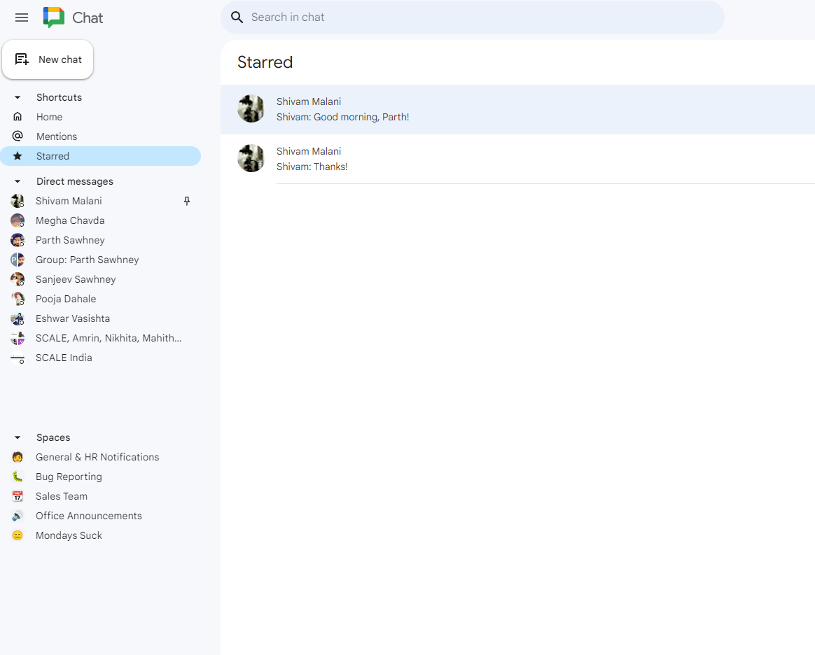 How to Star & Save Important Messages in Google Chat