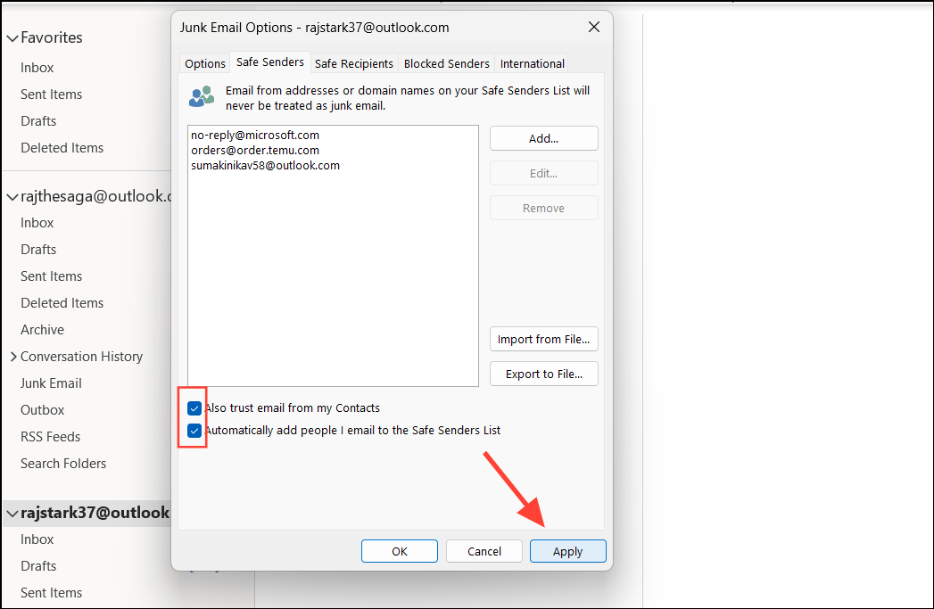 How to Block 'Temu' Spam Emails in Outlook