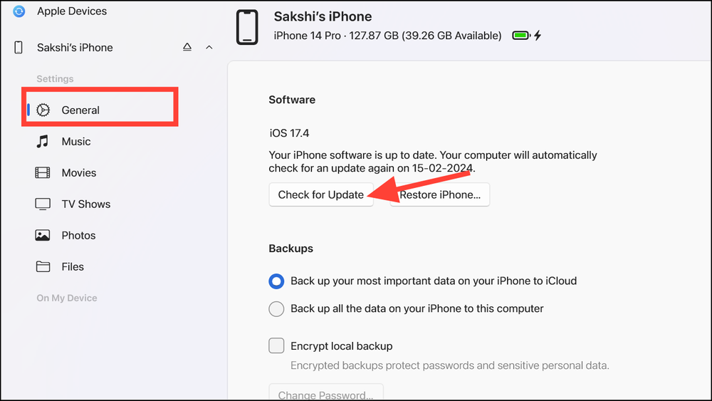 How to Update iPhone Using Apple Devices App on Windows