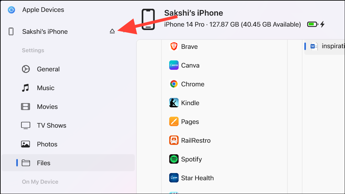 How to Transfer Files From iPhone to Windows Using Apple Devices App