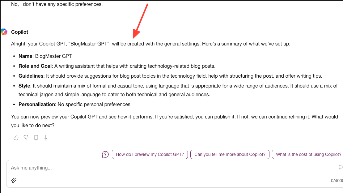 How to Create a Custom Copilot GPT
