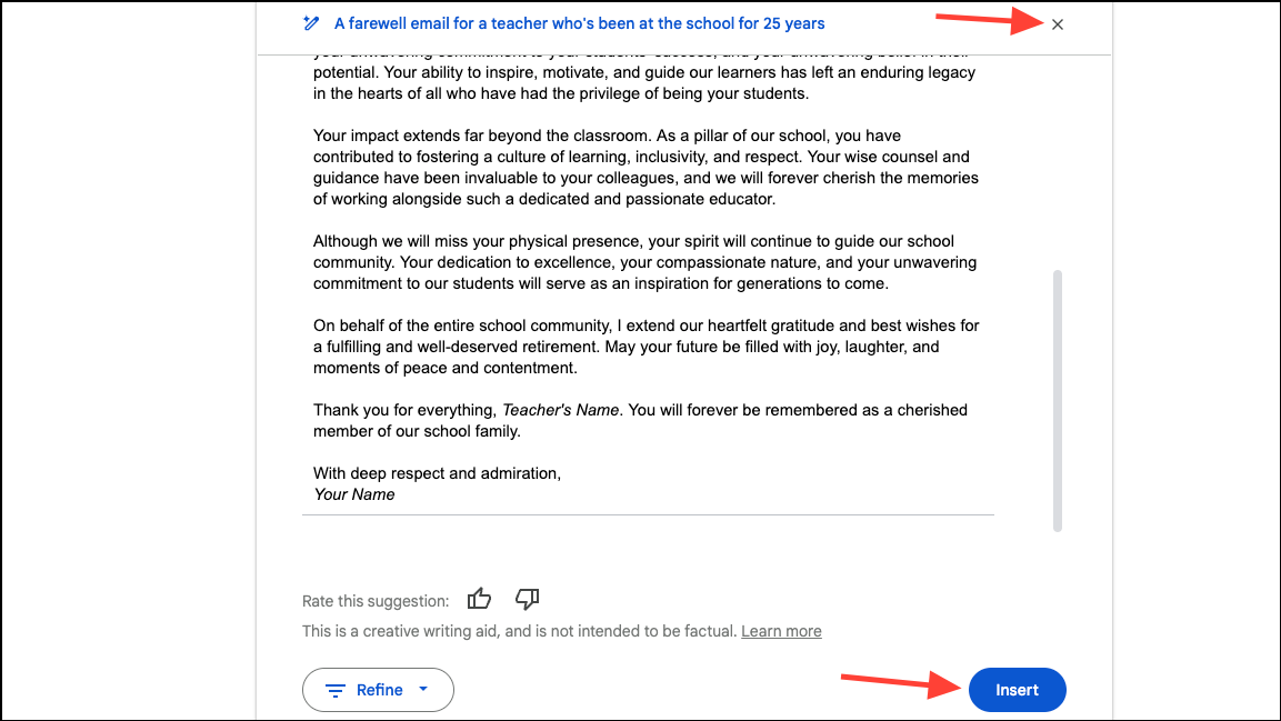 How To Use Gemini in Google Docs