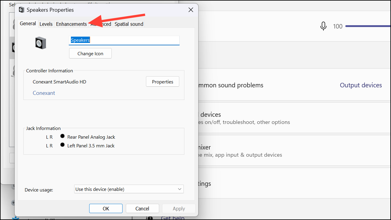How to Enable Sound Equalization on Windows 11