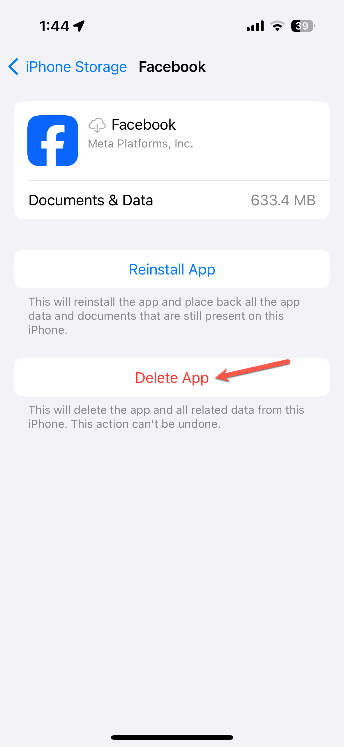 How to Clear Facebook Cache on iPhone