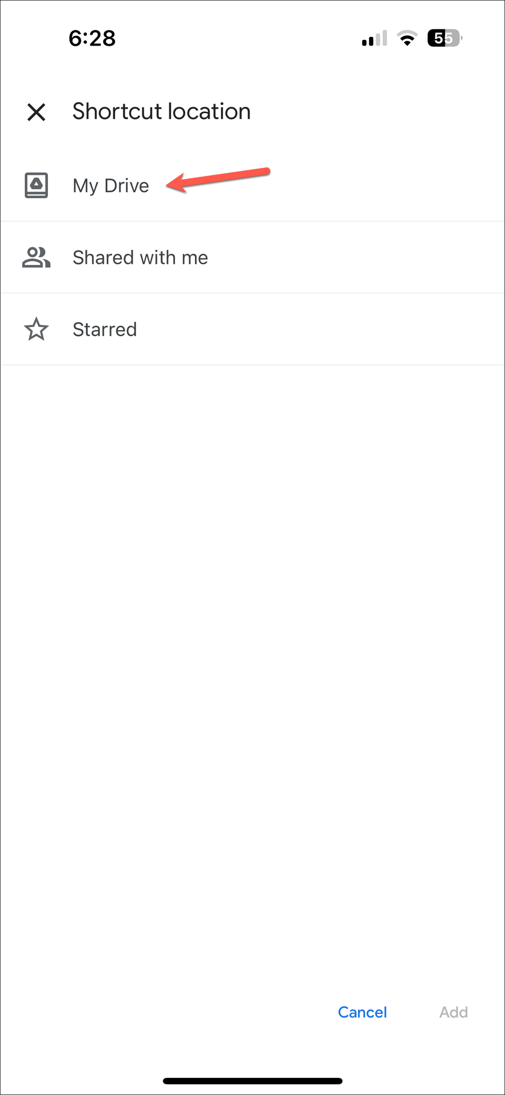 How to Create a Shortcut in Google Drive