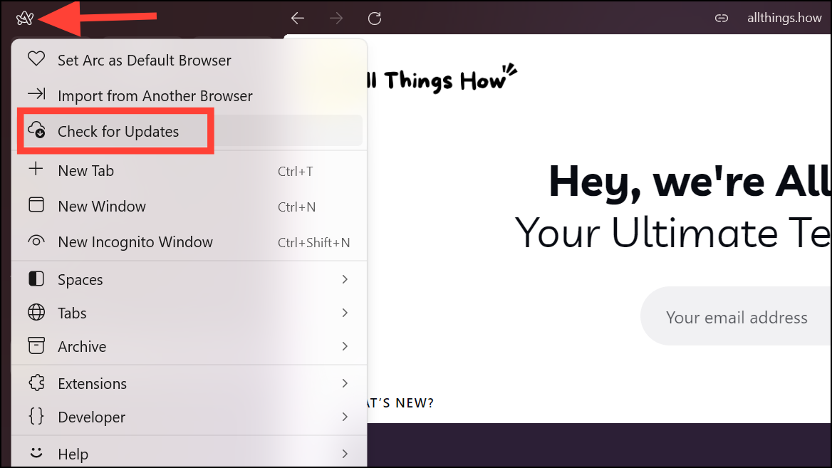How to Sync Your Arc Browser between Mac and Windows