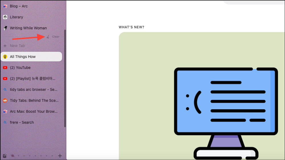 How to Organize Today Tabs in Arc Browser with Tidy Tabs