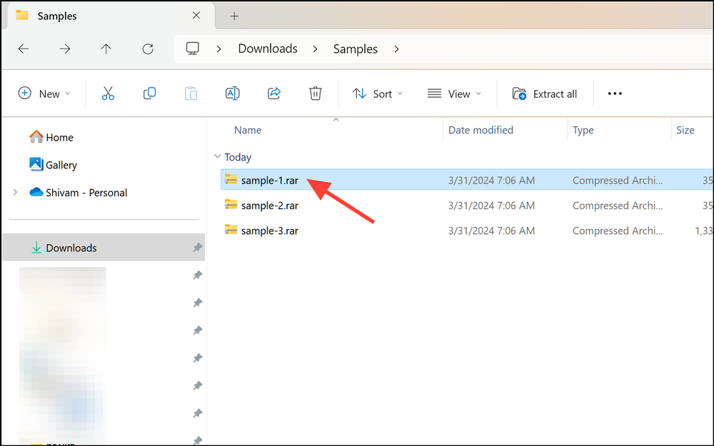 How to Open RAR Files in Windows 11