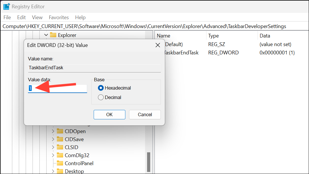 How to Enable ‘End Task’ Option Directly Into Windows 11 Taskbar