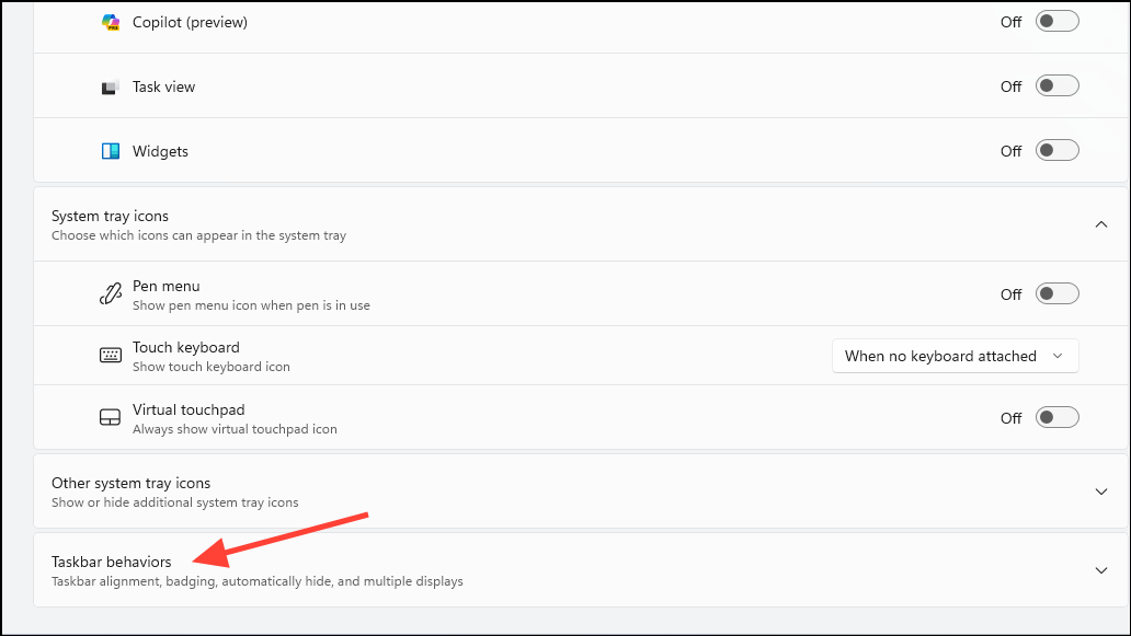 How to Fix Missing Icons in Taskbar on Windows 11
