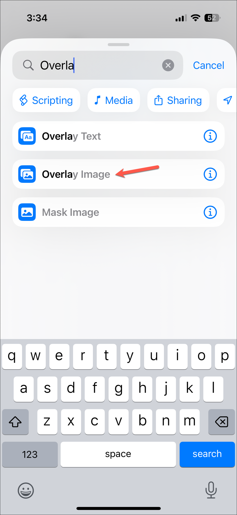 How to overlay images on iPhone with Shortcuts