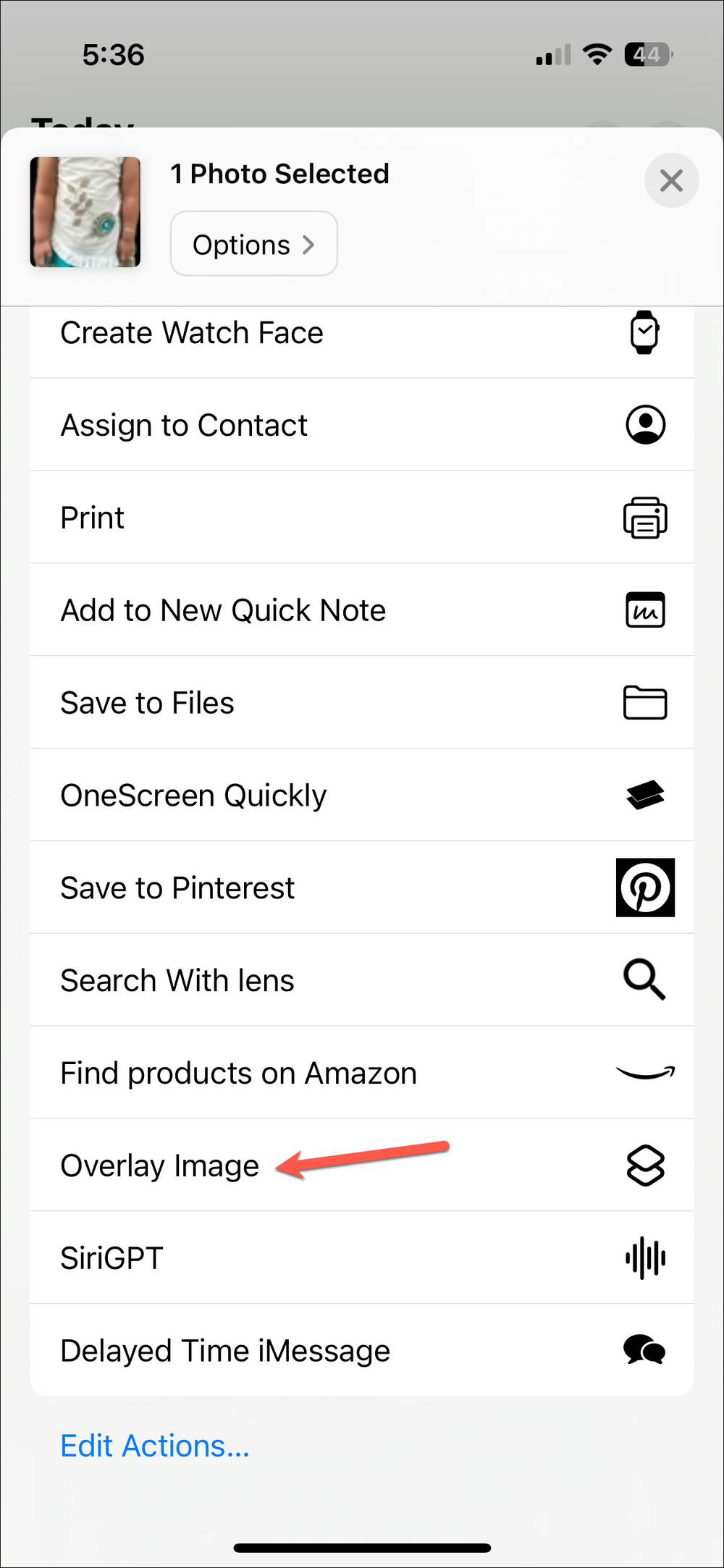 How to overlay images on iPhone with Shortcuts