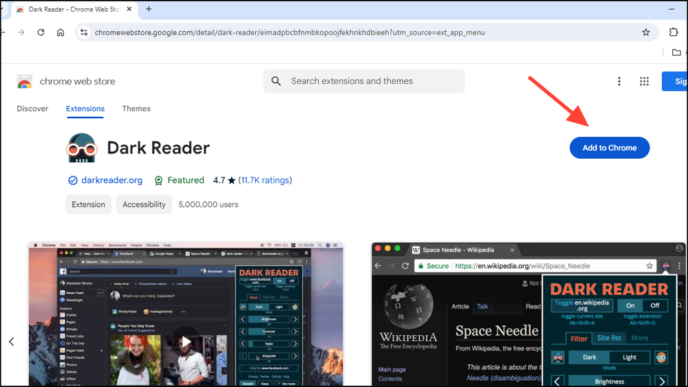 How to forcefully enable dark mode for all websites in Google Chrome