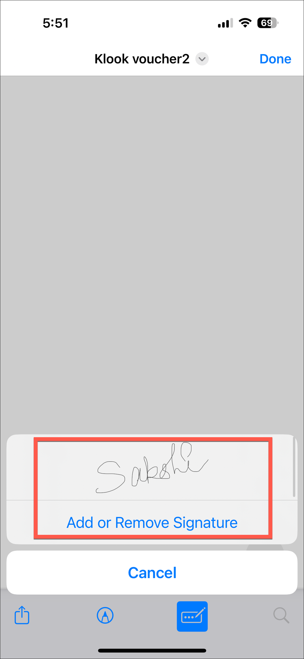 How to sign a document using your phone
