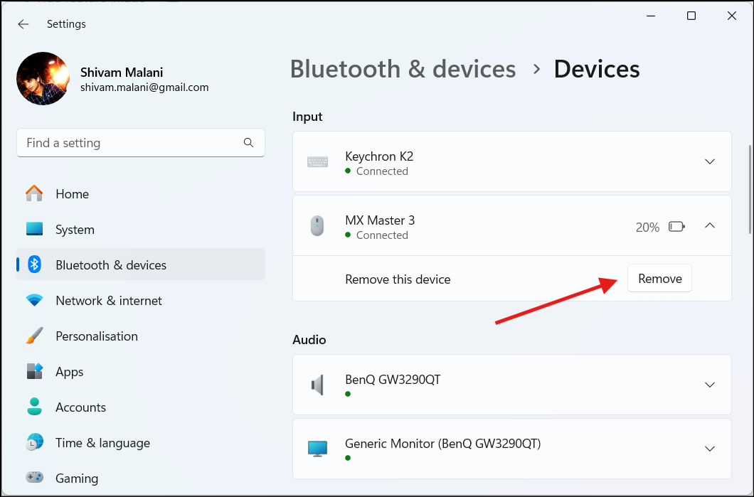 How to fix Logitech MX Master mouse connection issues on Windows 11