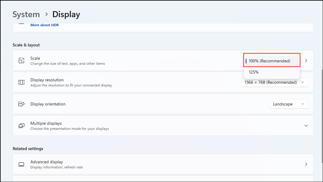 How to fix when the screen is stuck on zoomed in on Windows