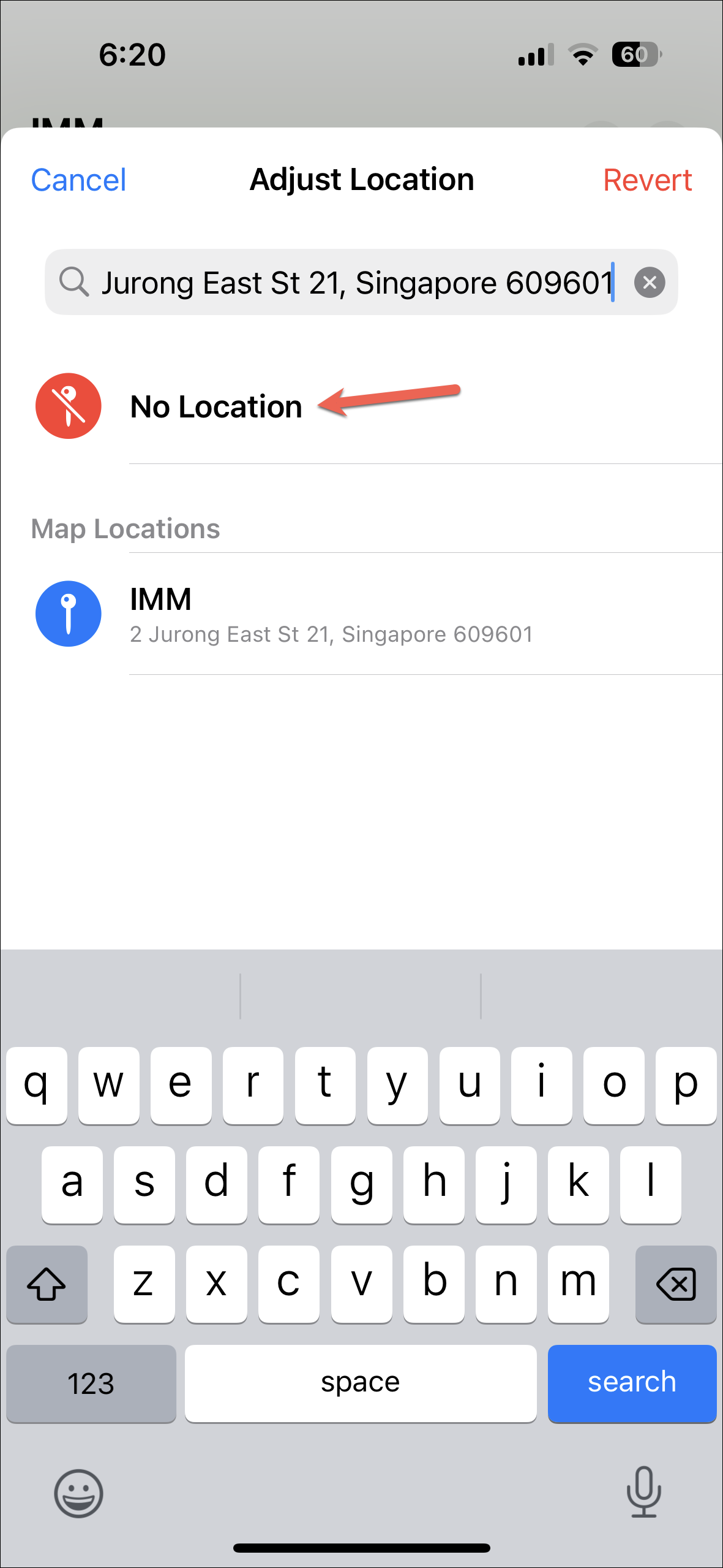 How to remove location data from photos