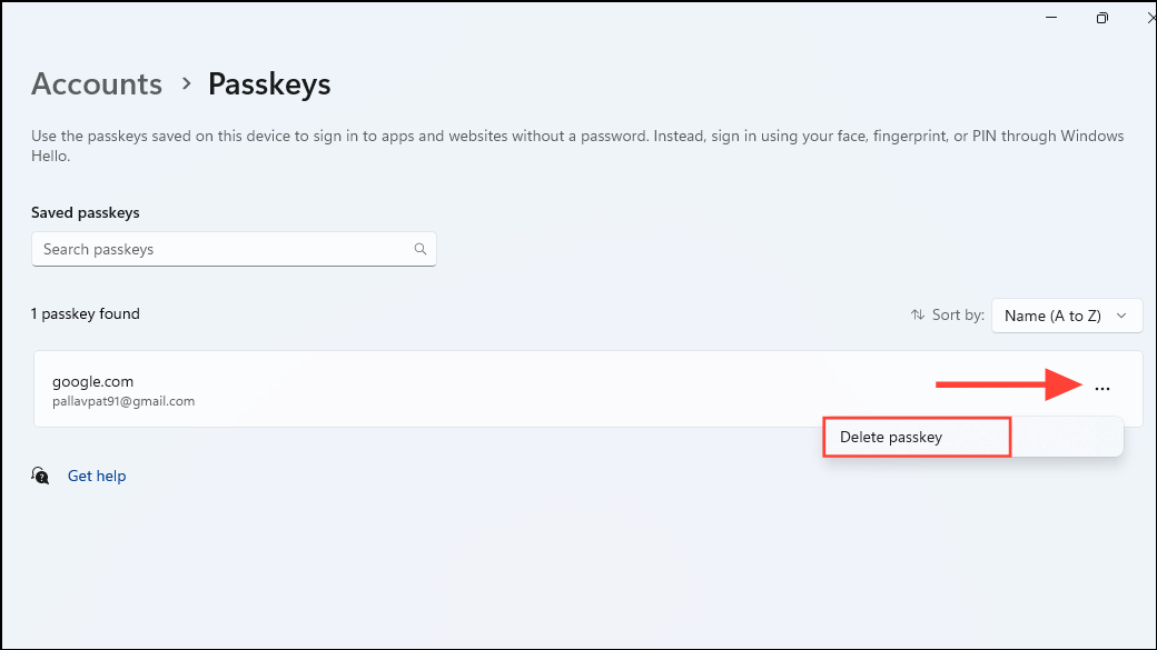 How to setup and use Passkeys on Windows 11