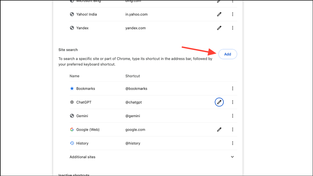 How to add ChatGPT as a custom search engine to your browser
