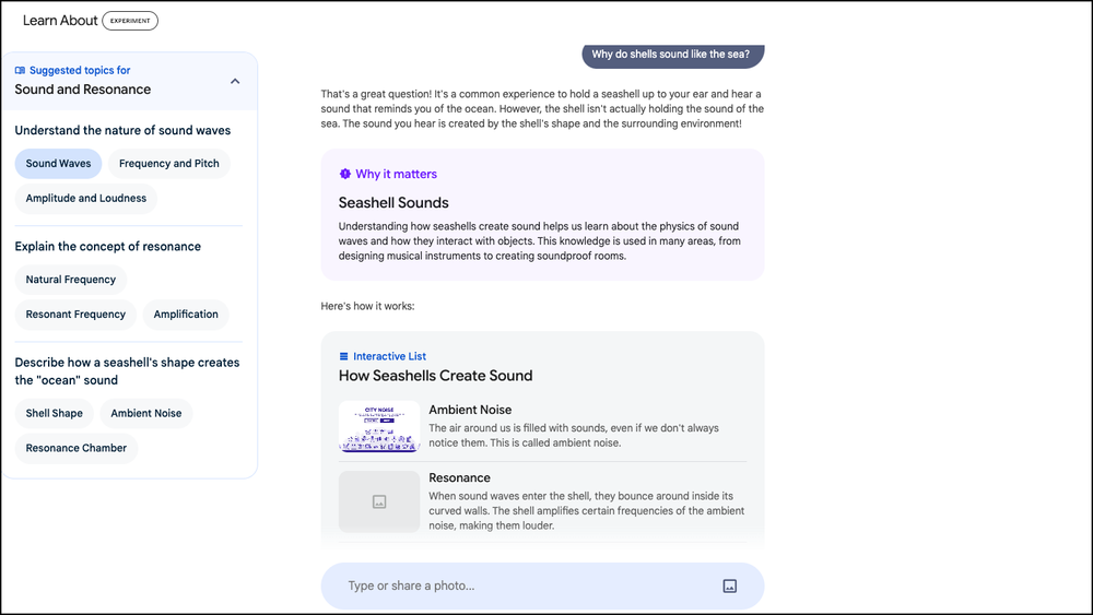 Google's new tool Learn About will make learning more engaging