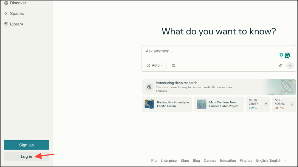 How to use Perplexity's free Deep Research feature