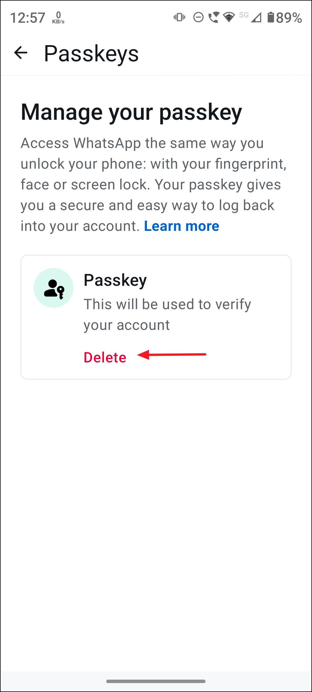 How to Set Up Passkeys on WhatsApp