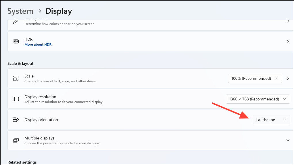 How to Rotate Screen in Windows 11