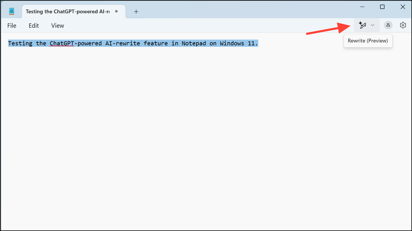 How to Use ChatGPT in Notepad on Windows 11